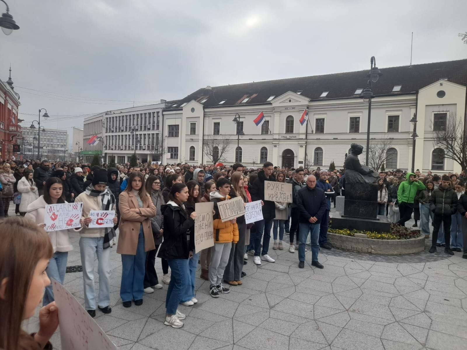 GLAS ZAPADNE SRBIJE - Studenski protesti nemaju energiju ne oseća se da ...